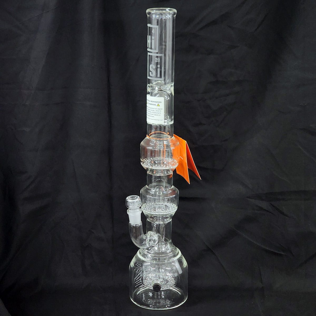 HiSi GK3 23" Glass Beaker with Diffused Downstem | Quantum Scientific Glass