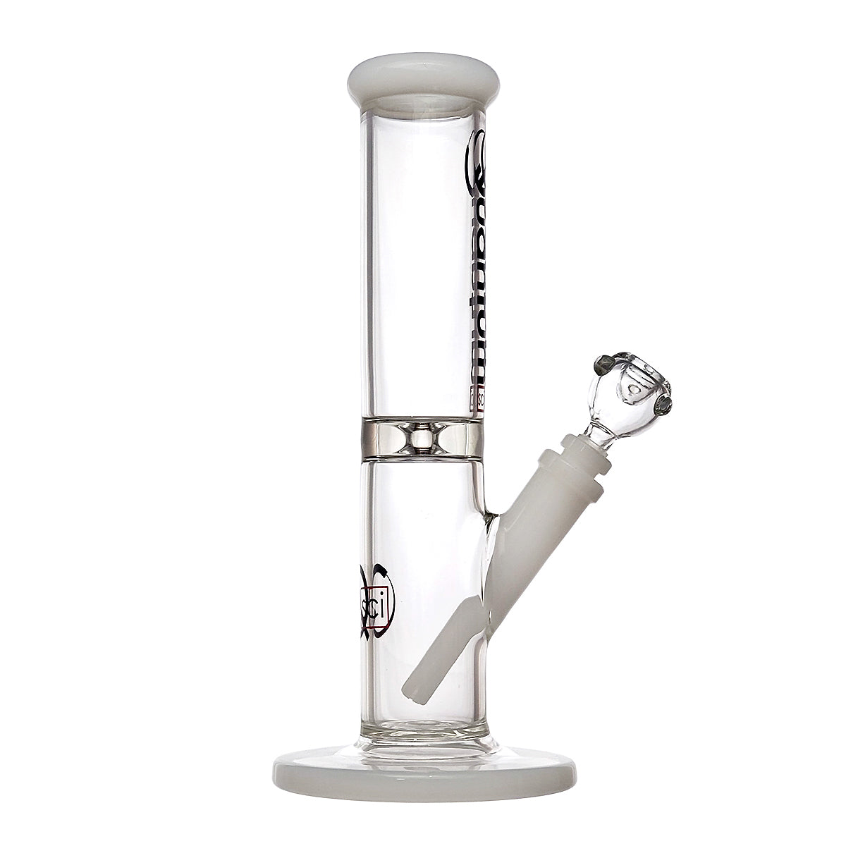 Quantum Sci 12" Straight Glass Bong | Quantum Scientific Glass