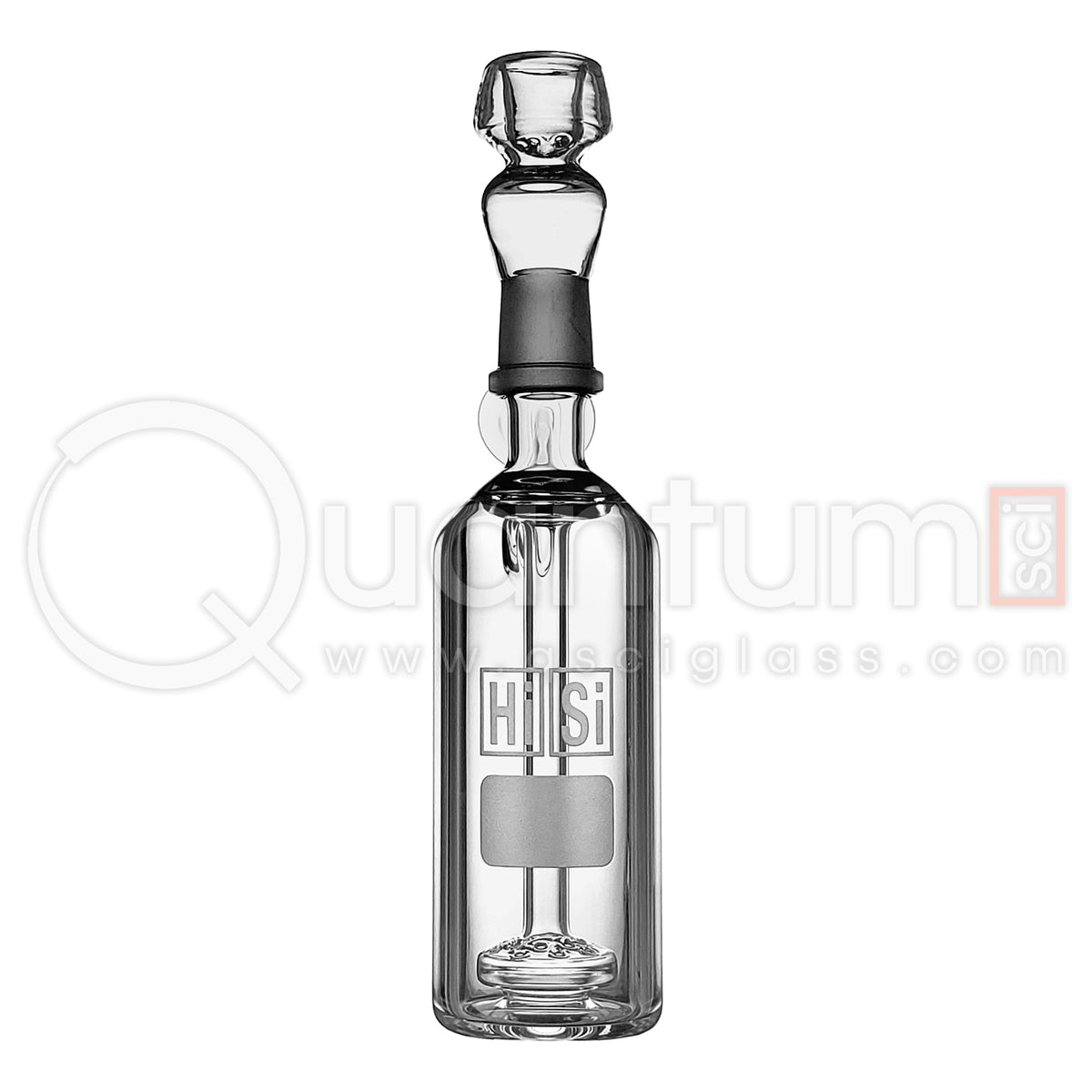 HiSi 7" Glass Halo Bubbler B60F | Quantum Scientific Glass